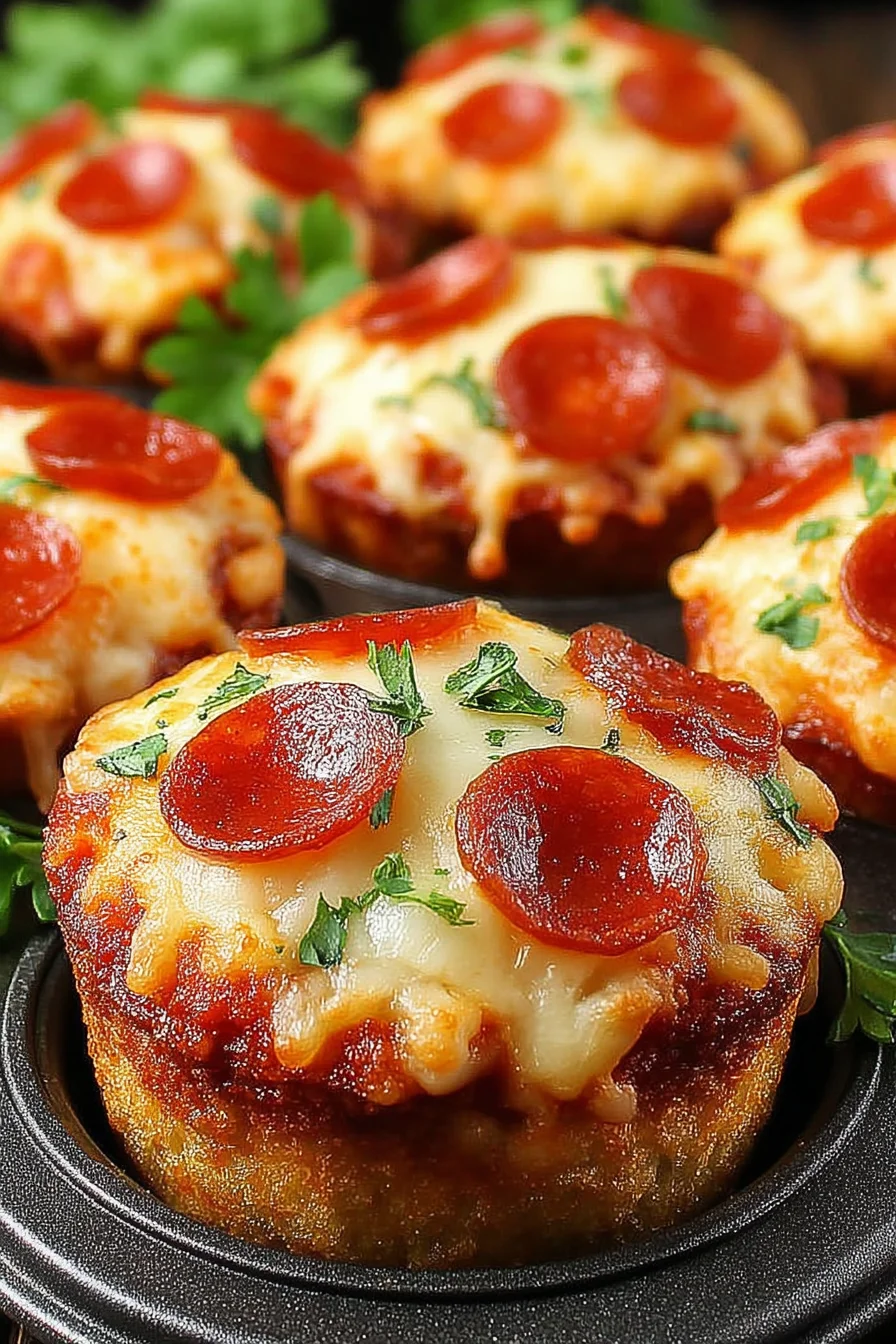 Low Carb Pizza Muffins